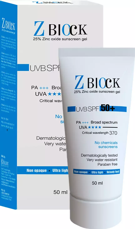 Z BLOCK SUNSCREEN GEL 50 ML | Rosh Medical Company